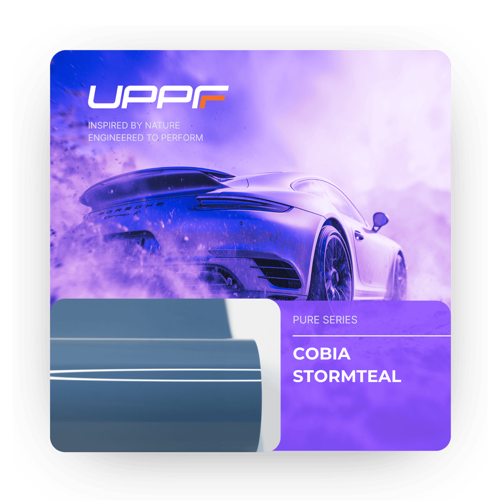 Cobia Stormteal Color PPF | Gloss Blue-Green Paint Protection Film – UPPF USA